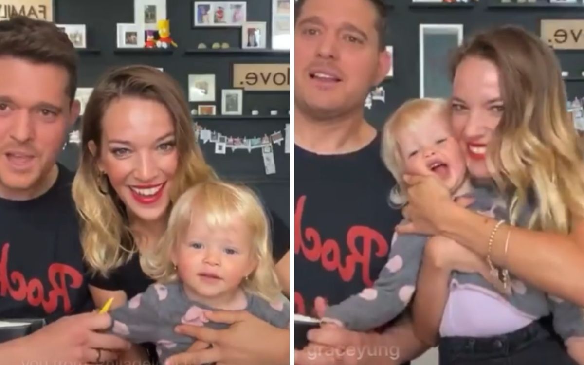 Michael Buble y Luisana Lopilato presentaron a Vida y cantaron juntos ...