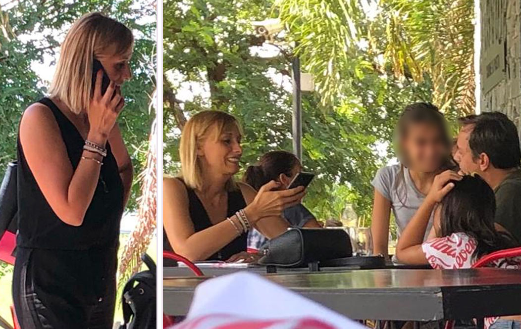 ¡Todas las fotos! Karin Cohen blanqueó a su pareja y se anticipó a San ...