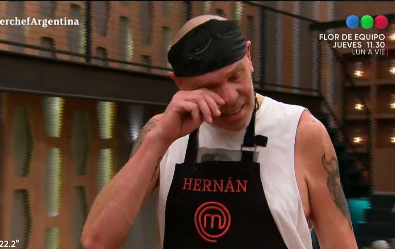 El llanto de Hernán 'El Loco' Montenegro en Masterchef: "Me emociona ...