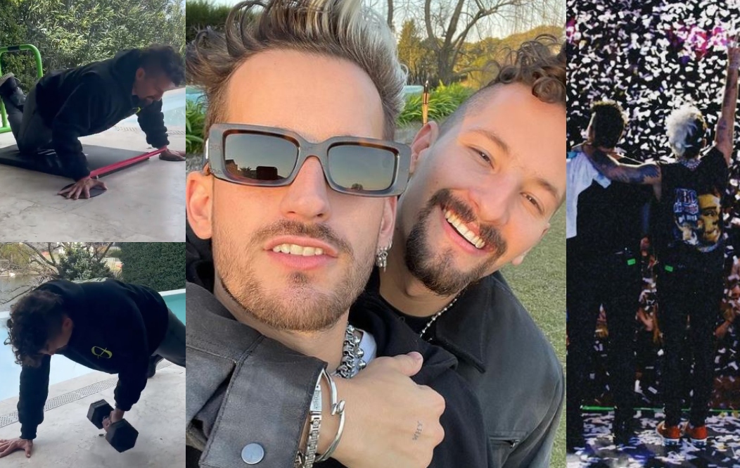 ¡Qué intensos! Mau y Ricky Montaner mostraron cómo es su rutina de ...