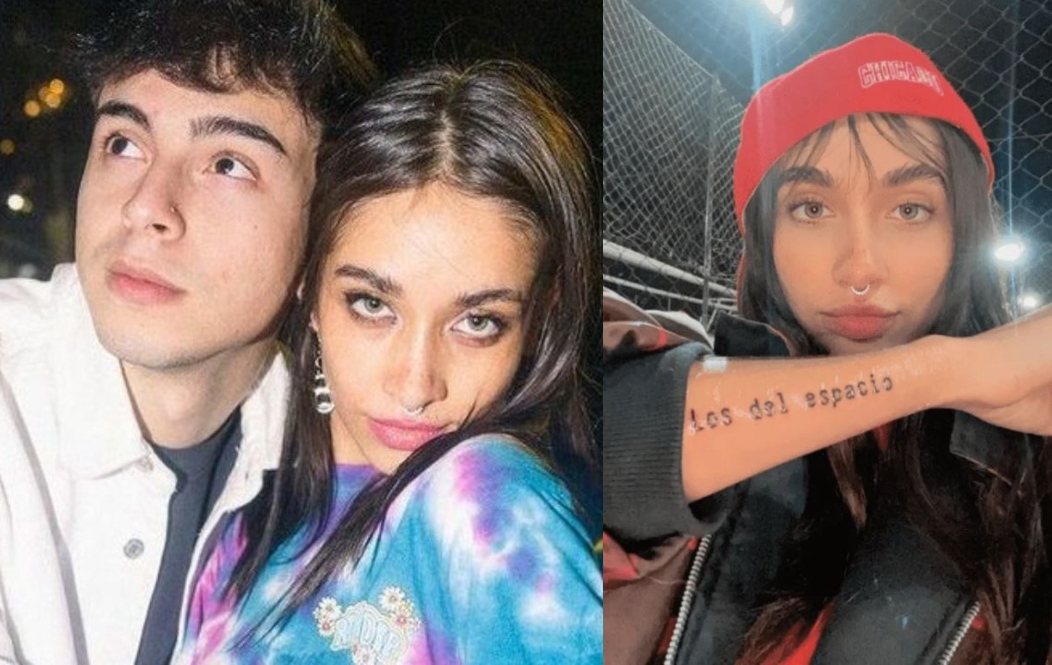 ¡Prueba de amor! María Becerra mostró el tatuaje que se hizo con ...