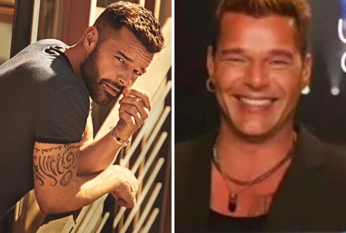 ¿Qué se hizo? La extraña foto de Ricky Martin con "otra cara" que lo ...