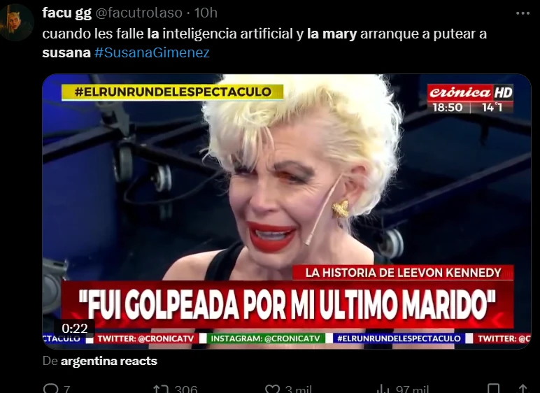 La lluvia de memes y reacciones por la entrevista de Susana Giménez a La Mary - Revista Paparazzi