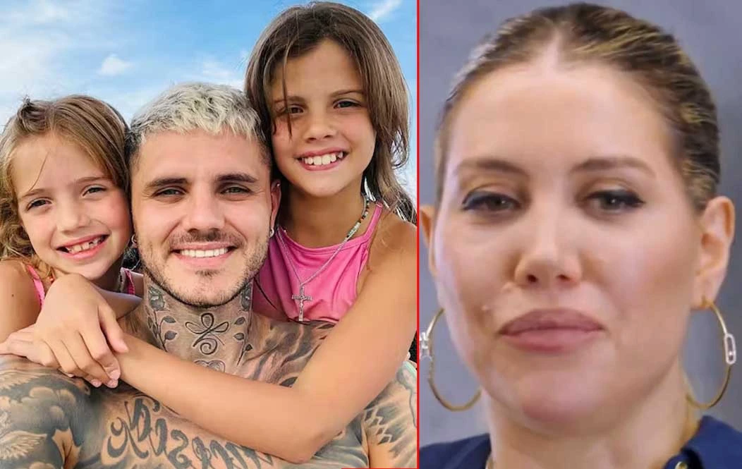 Mauro Icardi se reencontró sus hijas en pleno escándalo con Wanda Nara ...
